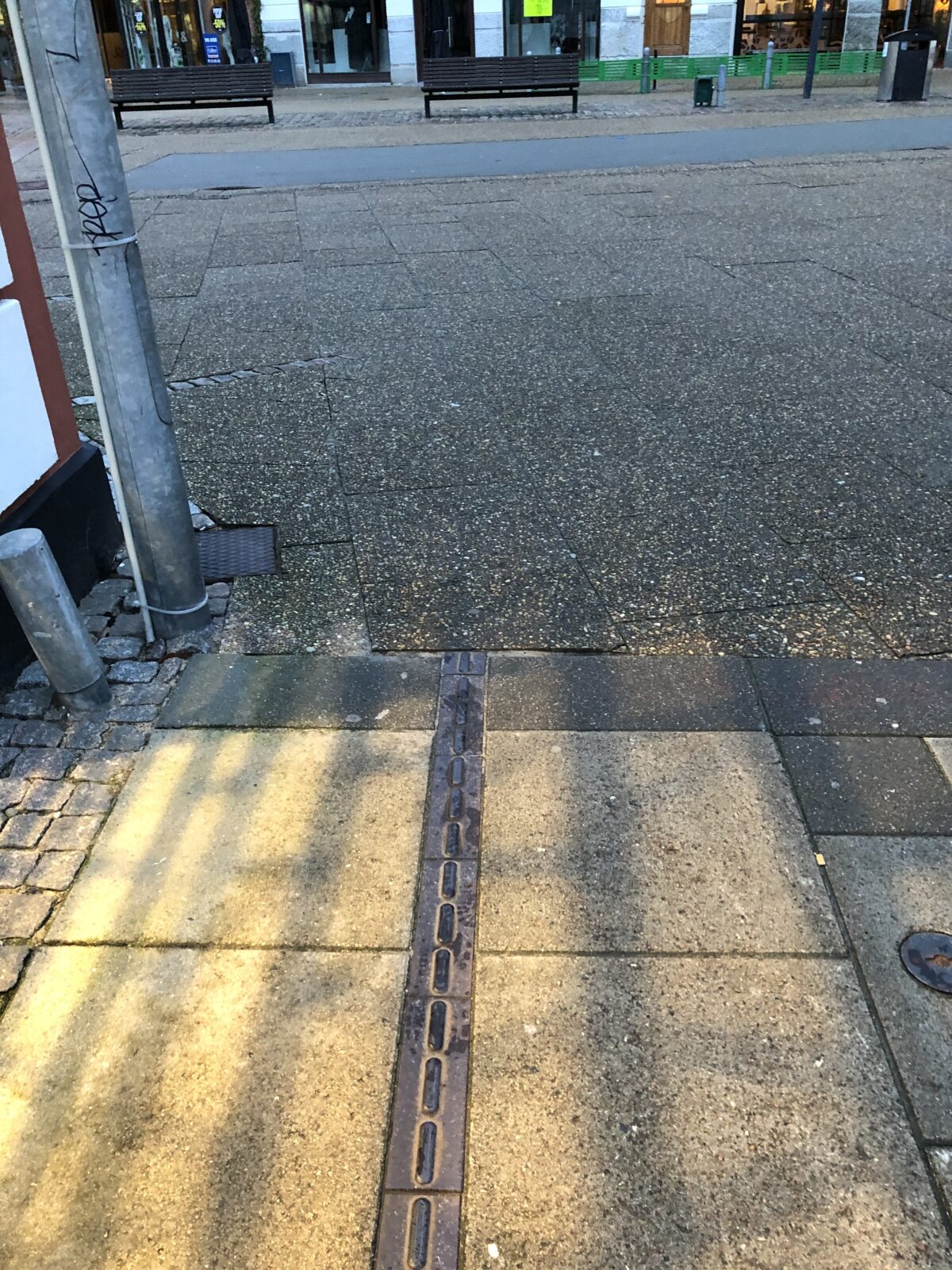 Taktil ledelinje – Thomas Rud